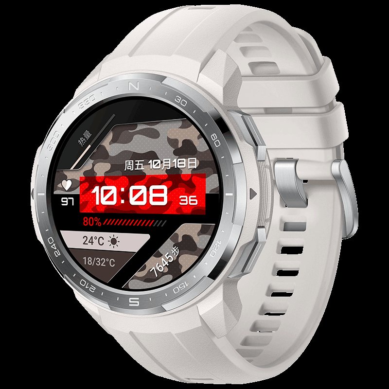 【华为KAN-B19其他外设产品】华为荣耀手表GS Pro多功能户外轨迹运动智能手环防水游泳计步蓝牙通话电子运动手表watch gt(极地白 ...